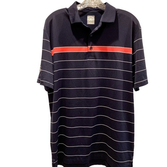 Callaway | Shirts | Callaway Optidry Golf Polo Shirt Fossil Trace Golf ...